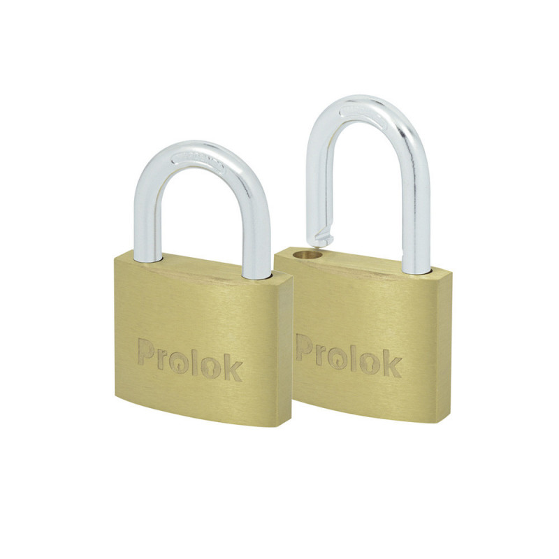 10CAP LOCK Juego de 2 candados latón gancho corto 40mm LOCK | DIHERESA 10CAP LOCK Juego de 2 candados latón gancho corto 40mm LOCK | DIHERESA